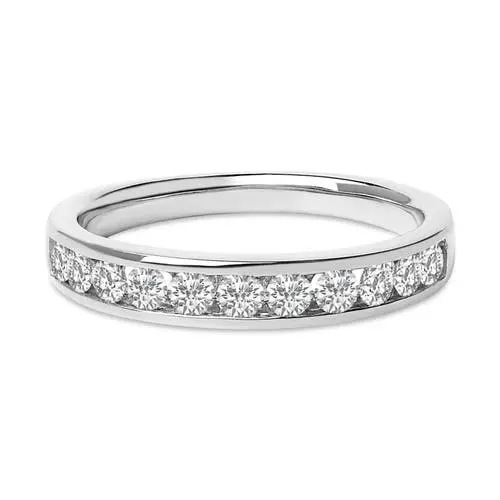 HAUS OF BRILLIANCE 14k Gold 1/2cttw Diamond Band - White