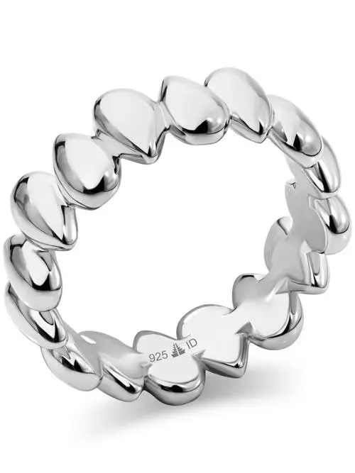DEVATA Teardrop Eternity Band Ring
