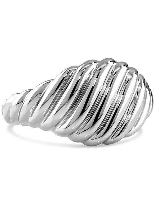 DEVATA Rope Band Ring - Silver