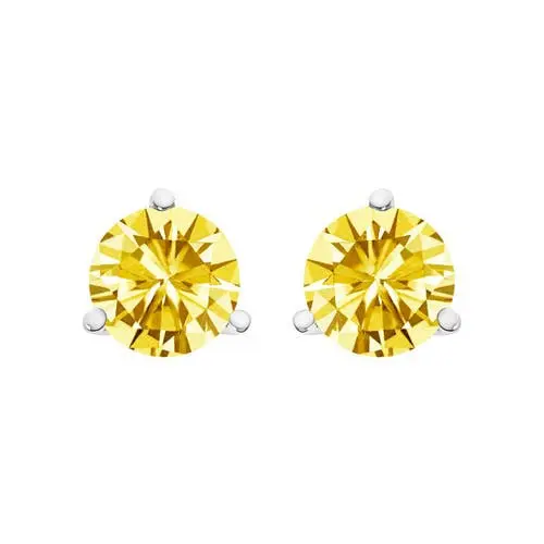 HAUS OF BRILLIANCE 14k Gold 1.5cttw Lab Grown Diamond Stud Earrings - White