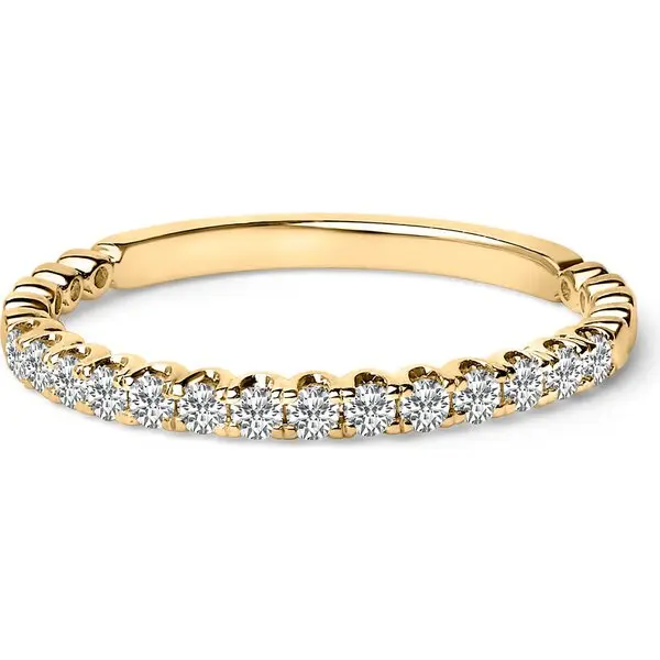 HAUS OF BRILLIANCE 14k Gold 1/4 Cttw Round Diamond Wedding Band - Yellow