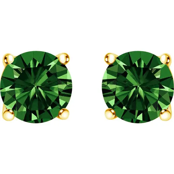 HAUS OF BRILLIANCE 14k Gold 1 1/2 Cttw Lab Grown Diamond Stud Earrings - Yellow