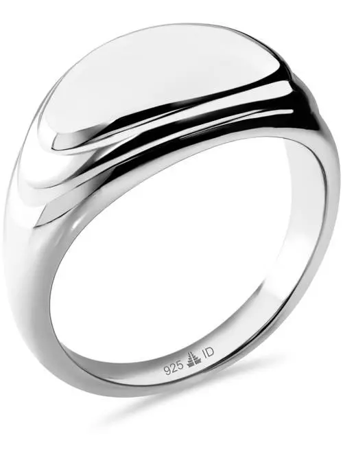 DEVATA Contour-lined Dome Ring