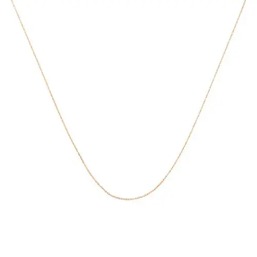 HAUS OF BRILLIANCE 10k Gold Fine Rope Chain Necklace - Rose
