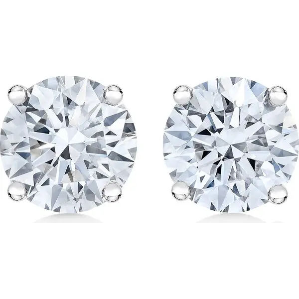 HAUS OF BRILLIANCE Igi 14k Gold 1/2 Cttw Lab Grown Diamond Stud Earrings - White