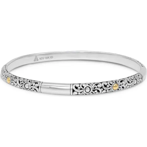 DEVATA Bali Filigree Bangle Bracelet - Silver