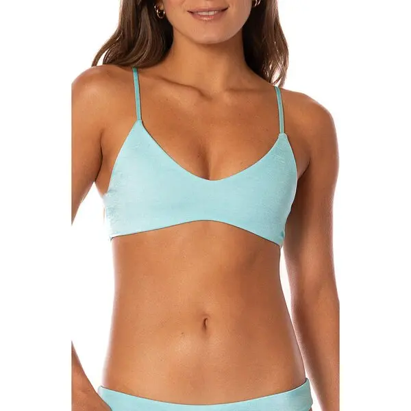 MAAJI Liberties Reversible Bikini Top - Light Pastel Blue