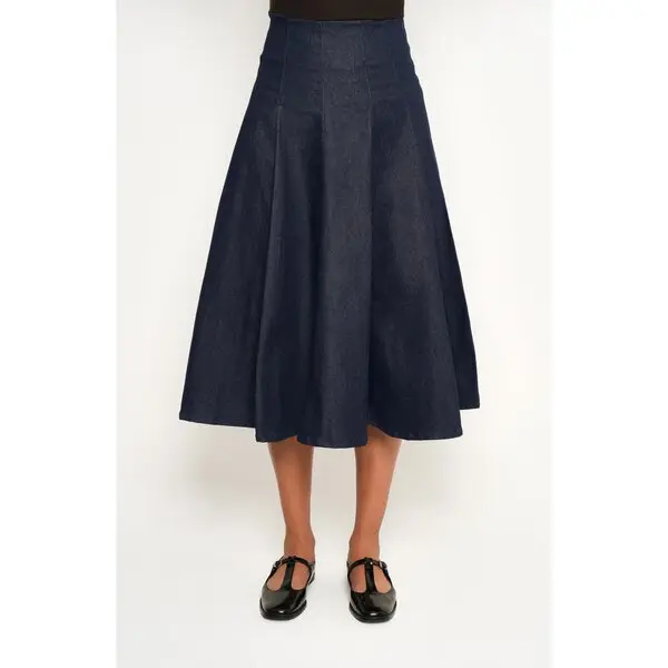 THE LULO PROJECT A-line Denim Skirt