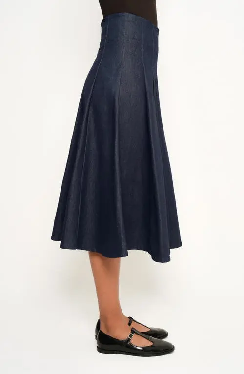 THE LULO PROJECT A-line Denim Skirt