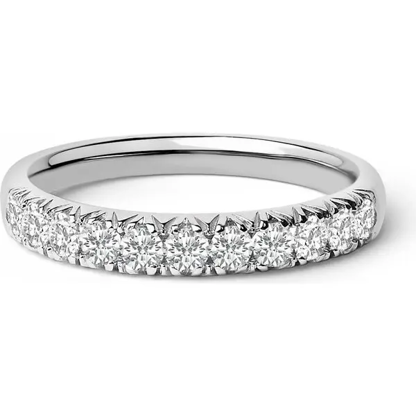 HAUS OF BRILLIANCE 14k Gold 1/2cttw Round Diamond Band - White