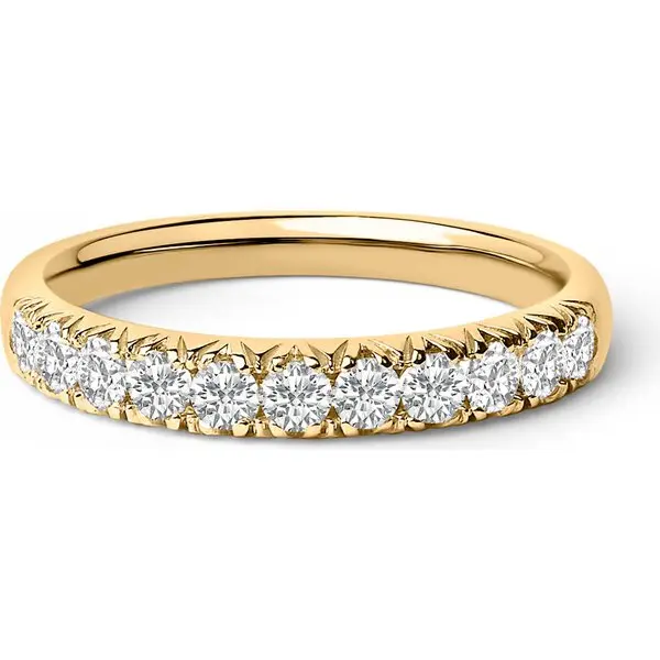 HAUS OF BRILLIANCE 14k Gold 1/2cttw Round Diamond Band - Yellow