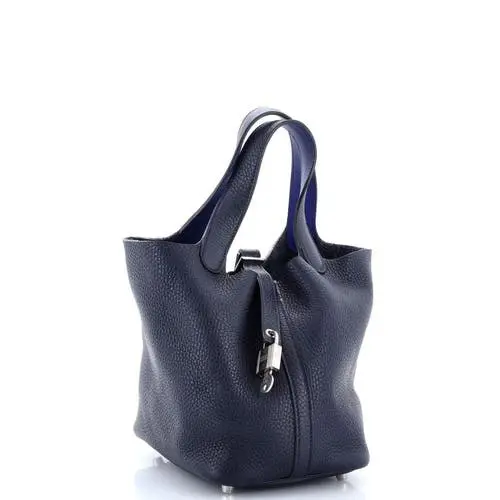 HERMES Picotin Lock Bucket Bag Clemence With Swift Pm