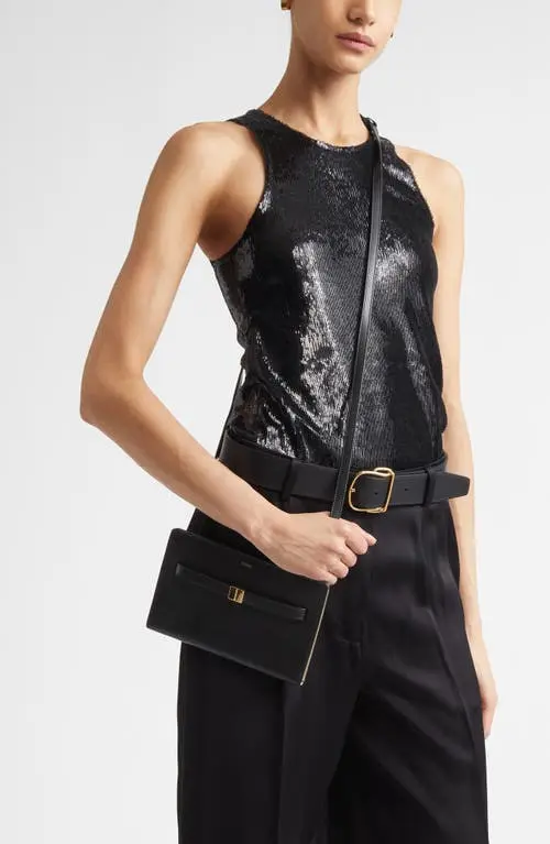 TOTEME Belted Leather Crossbody Bag