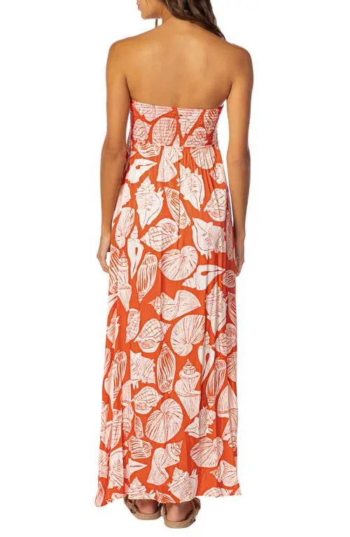 MAAJI Australian Reef Strapless Maxi Dress