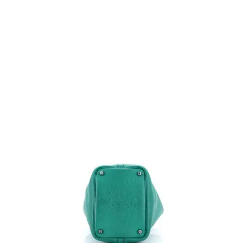 Hermès Picotin Lock Bag Clemence Pm - Green