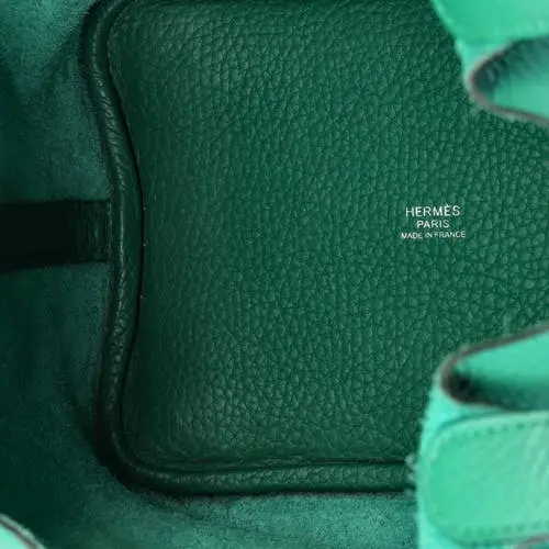 Hermès Picotin Lock Bag Clemence Pm - Green