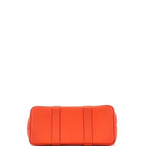 Hermès Garden Party Tote Toile And Leather 30 - Red