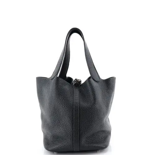 Hermès Picotin Lock Bag Clemence Mm - Green