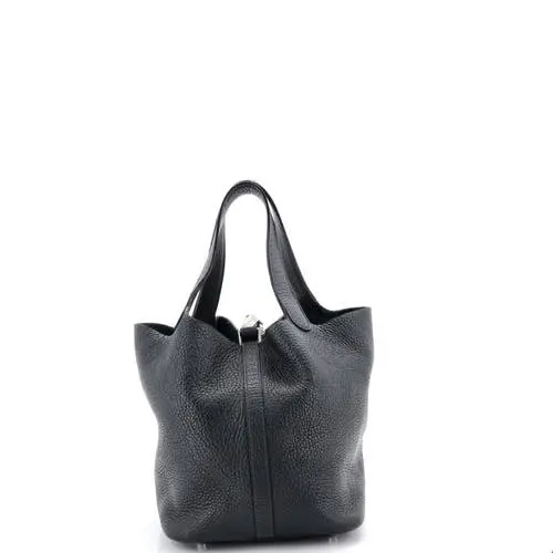 Hermès Picotin Lock Bag Clemence Mm - Vert Fonce