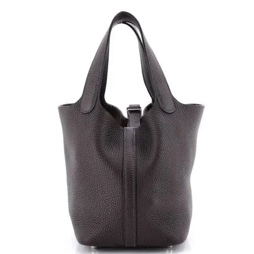 Hermès Picotin Lock Bag Clemence Pm - Brown