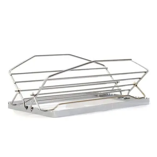 NORPRO Adjustable Roast Rack, 11 Inch Nickel-plated, 7 Positions - Silver
