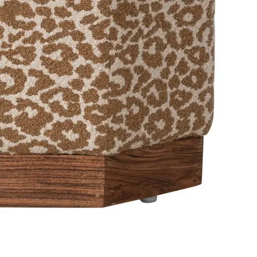 STORIED HOME Stool / Ottoman With Base