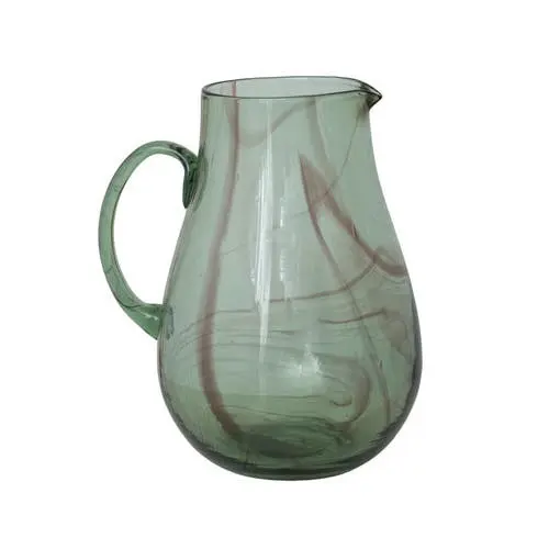STORIED HOME Hand-blown Pitcher