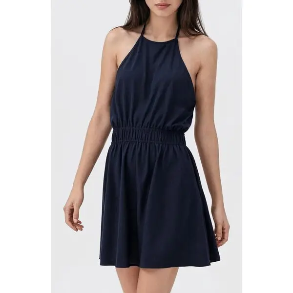Mango Halter Minidress
