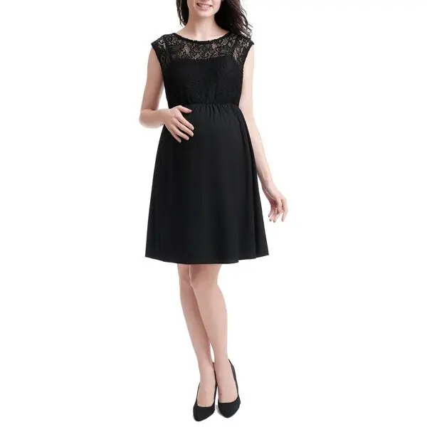 KIMI + KAI Genevieve Lace Maternity Dress
