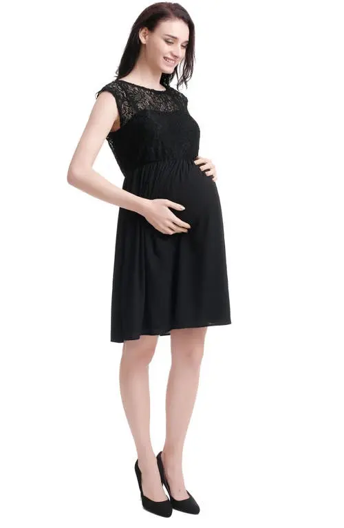 KIMI + KAI Genevieve Lace Maternity Dress