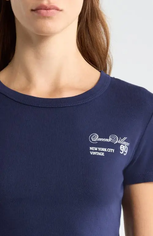 PACSUN Queens Village Graphic Baby Tee