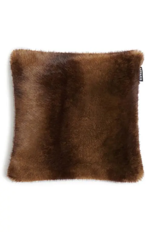Apparis Brenn Faux Accent Pillow - Mink