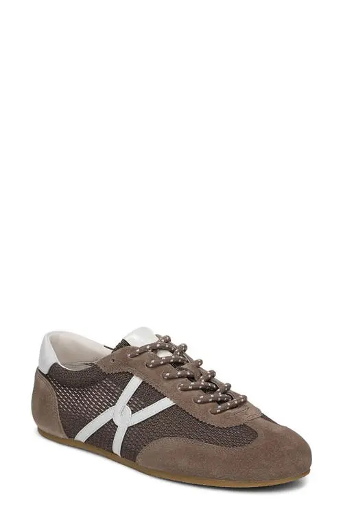 Veronica Beard Riviera Mesh Lace-up Sneakers - Bark