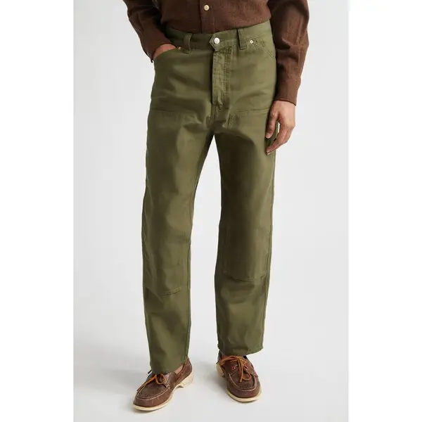 DRAKE'S Cotton Canvas Carpenter Pants