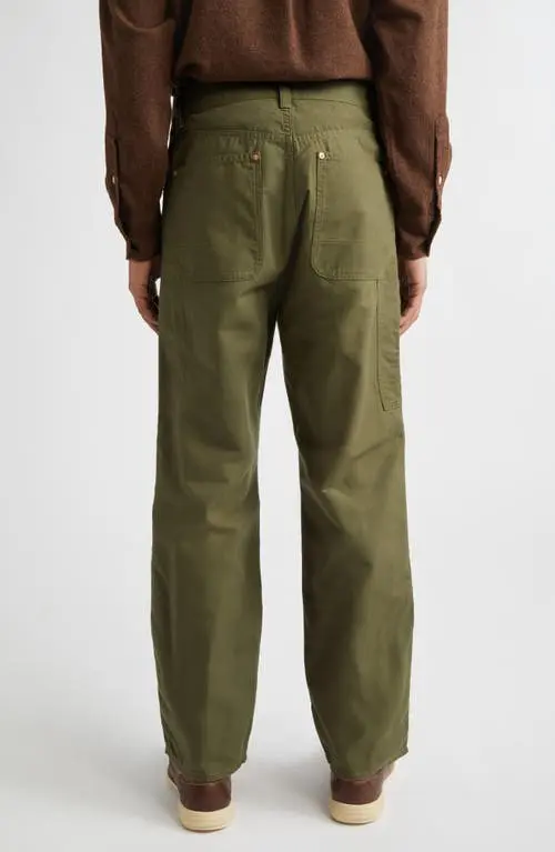 DRAKE'S Cotton Canvas Carpenter Pants