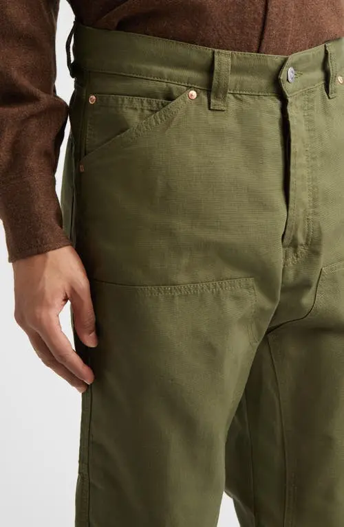 DRAKE'S Cotton Canvas Carpenter Pants