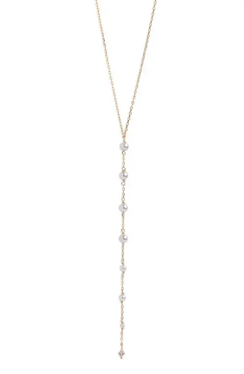 Argento Vivo Graduated Freshwater Pearl Y-necklace - Gold