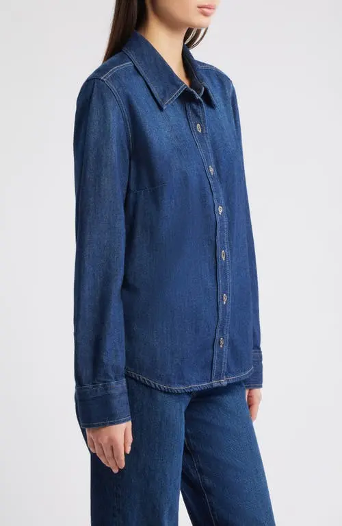 HIDDEN JEANS Classic Fit Denim Button-up Shirt