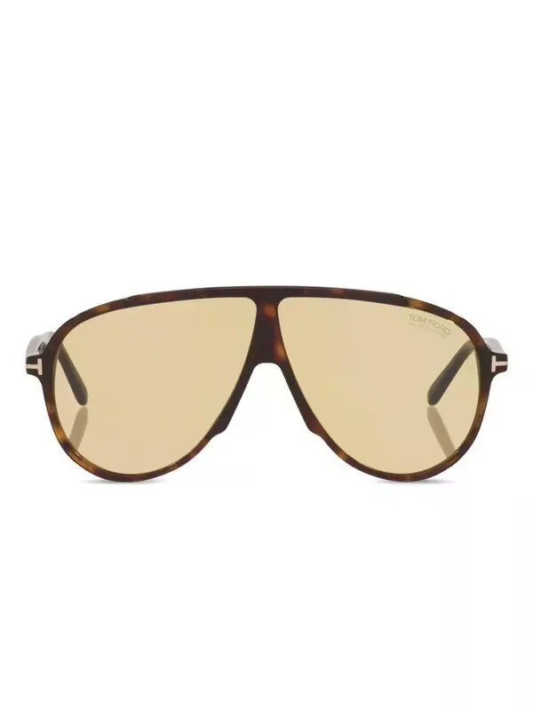 TOM FORD Vladimir Browline Sunglasses - Green