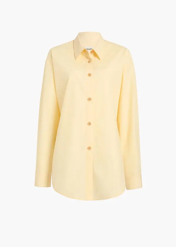 Khaite Goya Top - Pale Yellow