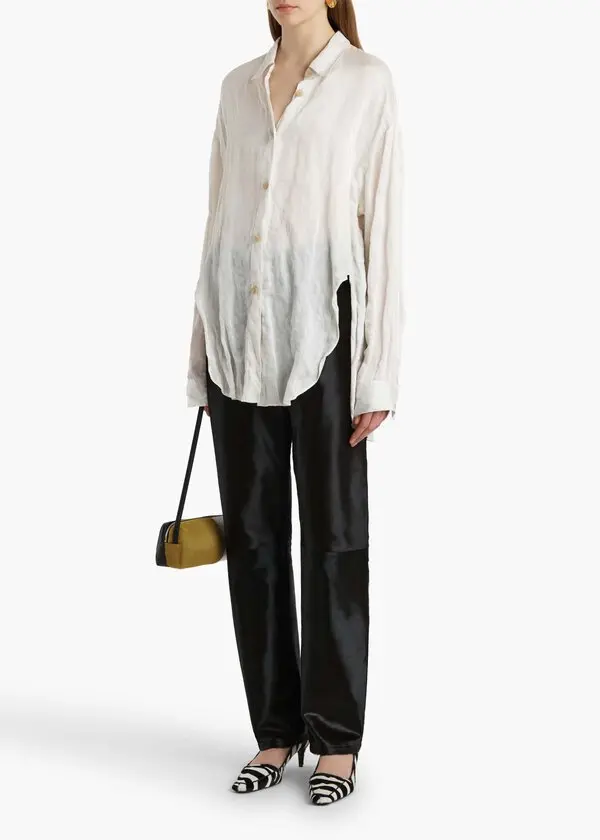 Khaite Goya Button-up Shirt - Chalk