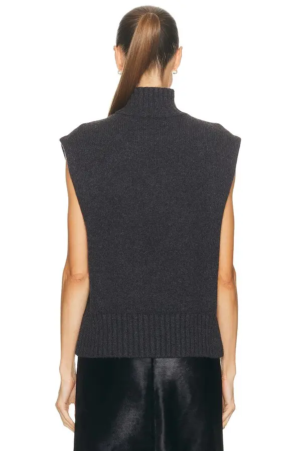 EAVES Lynnda Knit Mock Neck Shell