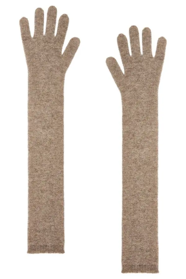 EAVES Mariana Knit Gloves - Taupe