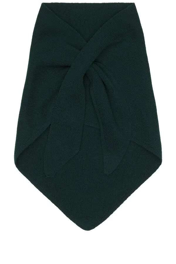 EAVES Sheryl Knit Kerchief - Forest Green