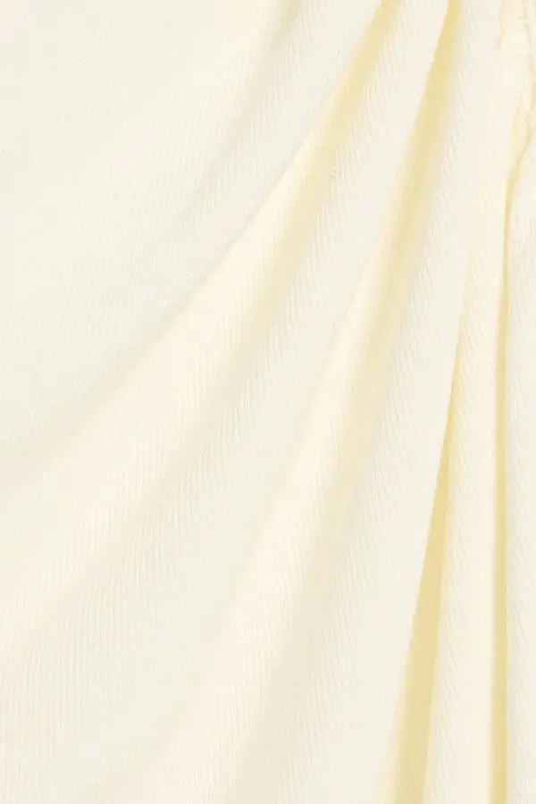 Theory Draped Stretch-jersey Top - Ivory