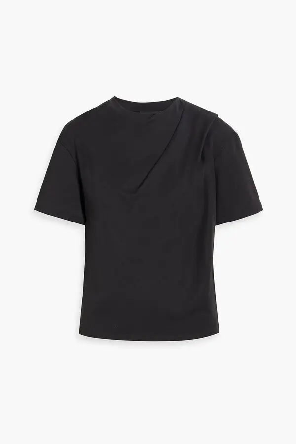 Theory Draped Supima Cotton-jersey T-shirt