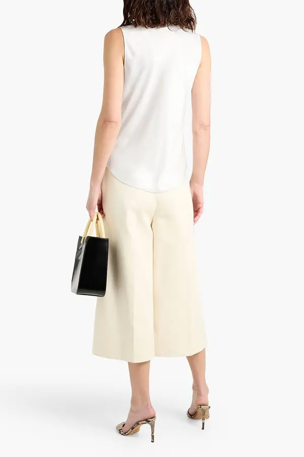 Theory Satin Draped Top