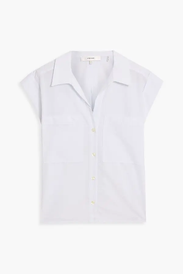 FRAME Cotton-seersucker Shirt