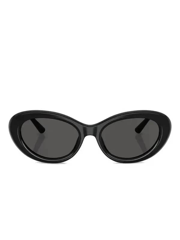 Dolce & Gabbana Oval-frame Sunglasses - Black