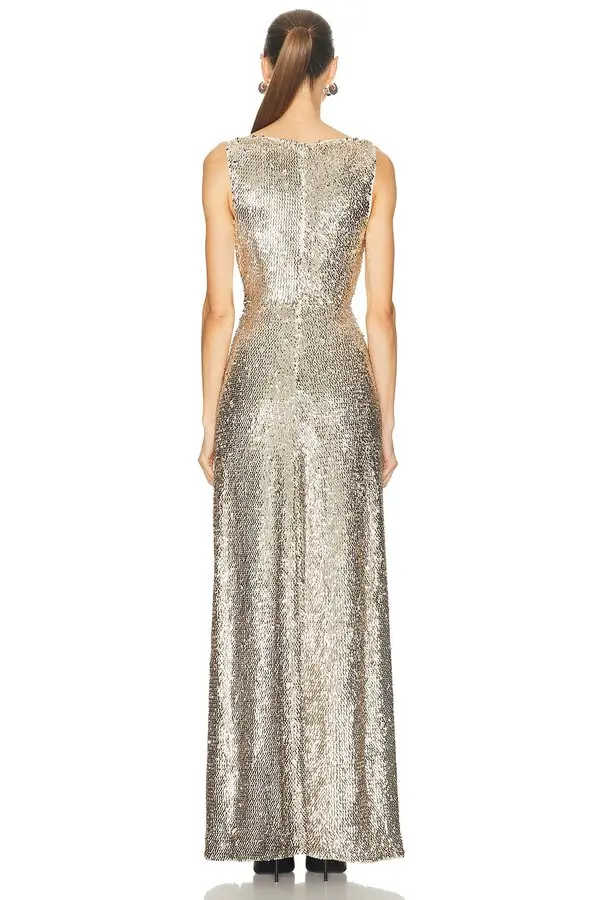 Simkhai Felicity Gown - Gold Multi